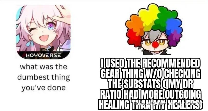 Dumb things I did in HSR, relics edition Honkai: Star Rail | HoYoLAB