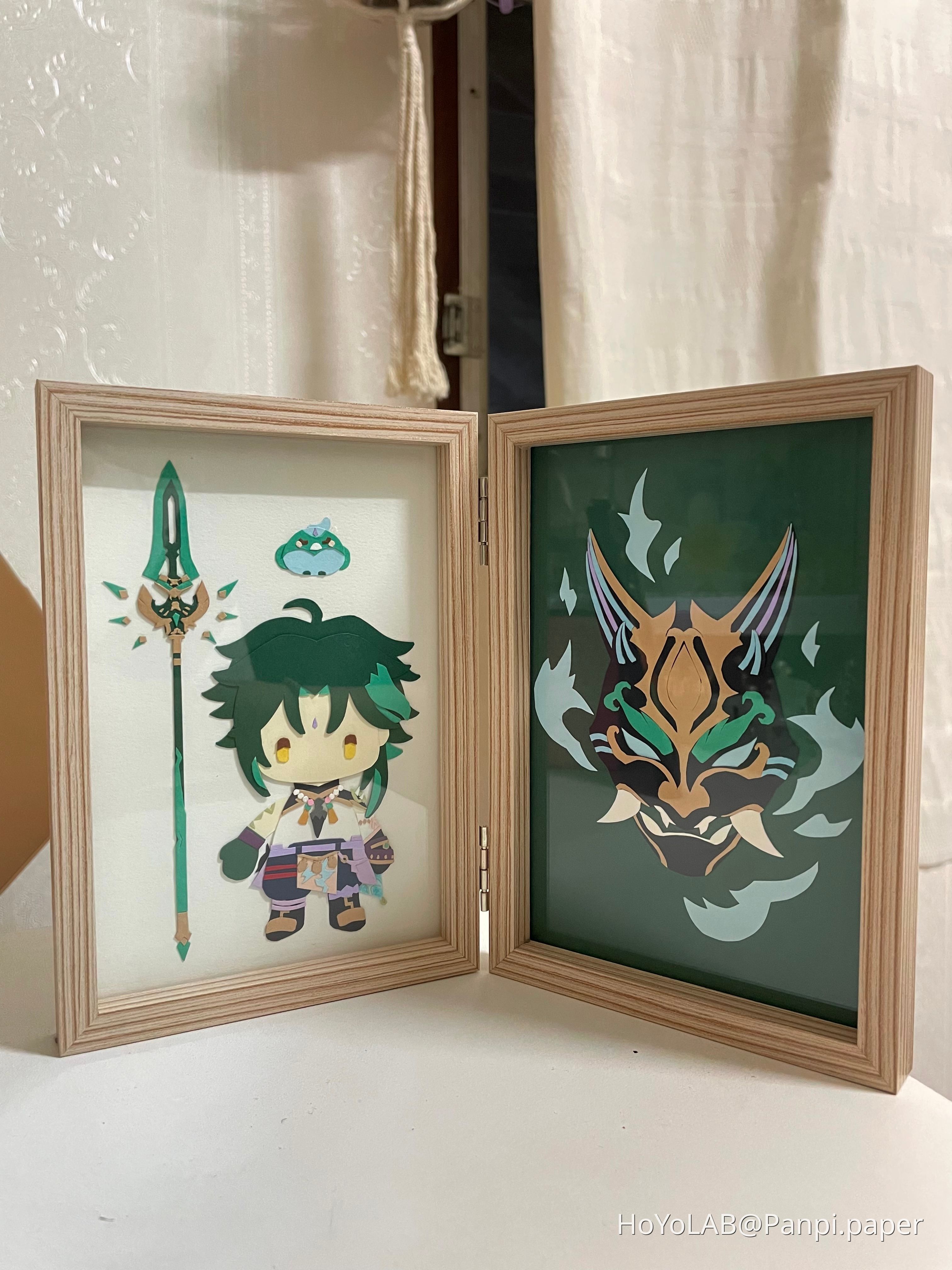 My smol boi Xiao paper craft 🤏 Genshin Impact | HoYoLAB