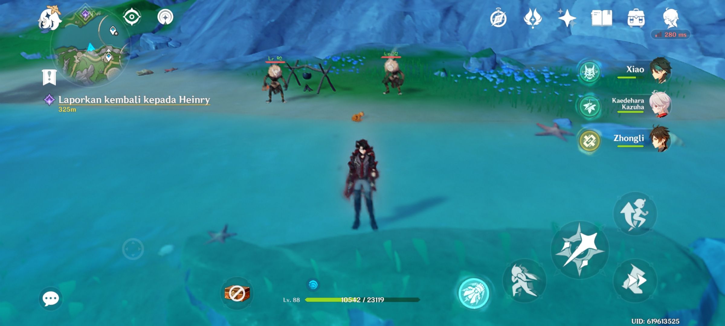 i just found 2 hillicurl worshiping a cat in fontaine Genshin Impact ...