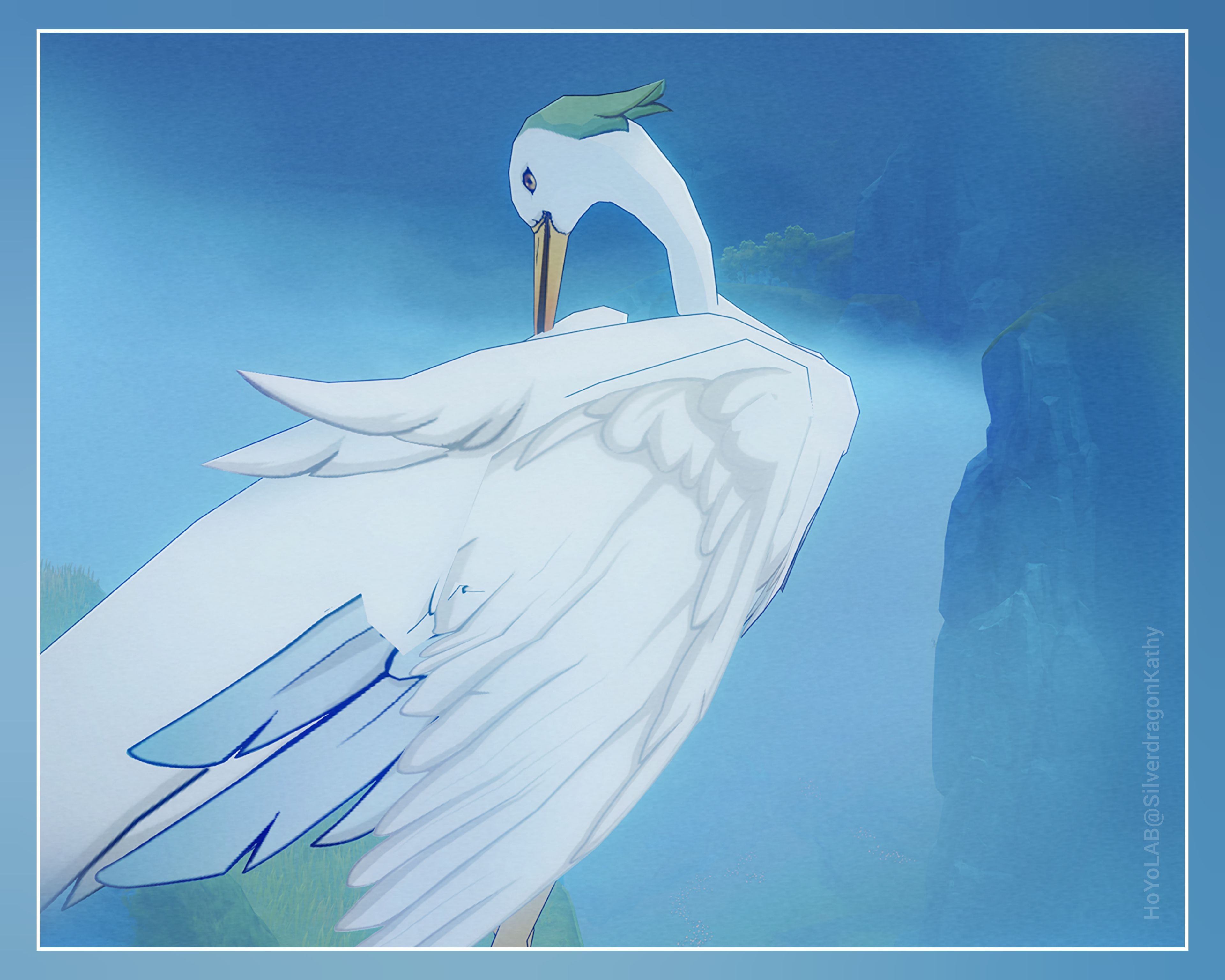 What a Beautiful Bird~(っ ॑꒳ ॑c)♡ Genshin Impact | HoYoLAB