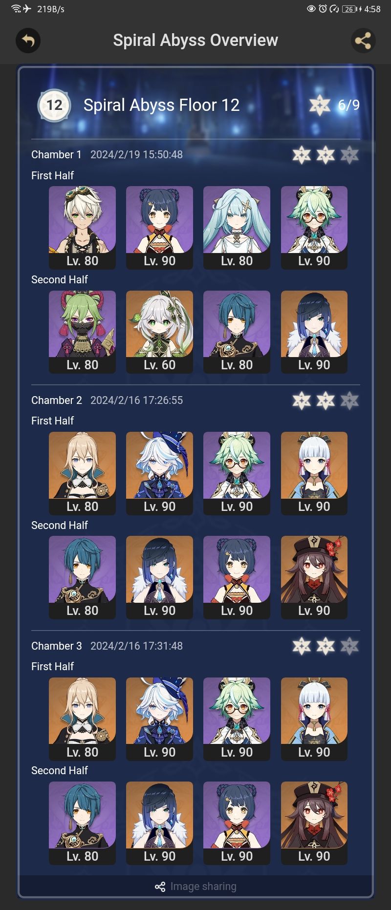 My team composition Genshin Impact | HoYoLAB