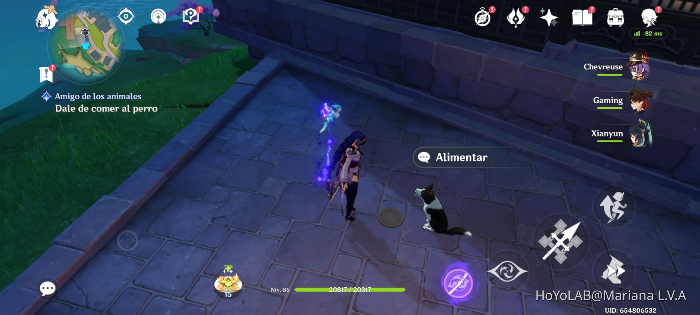 Dándole de comer al perrito 🐶 Genshin Impact | HoYoLAB