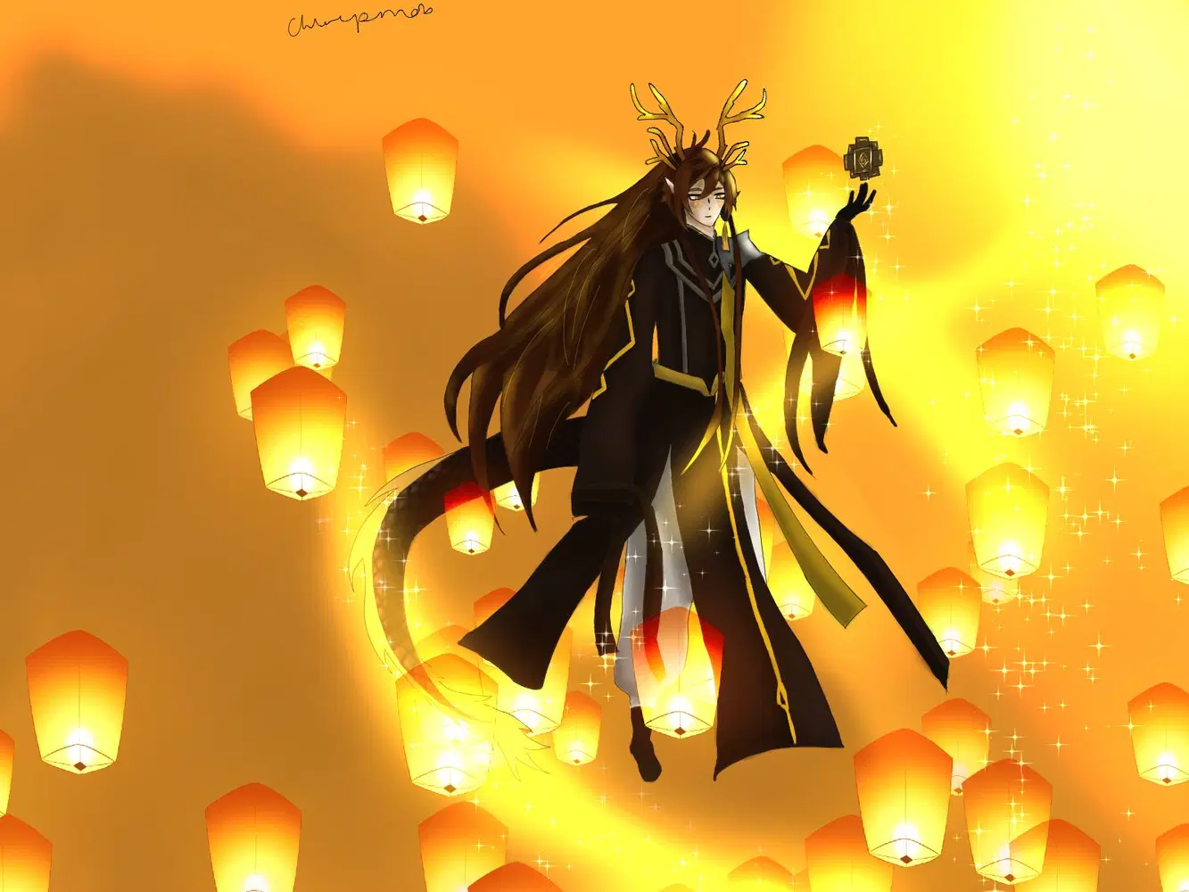 how to draw shine on gold