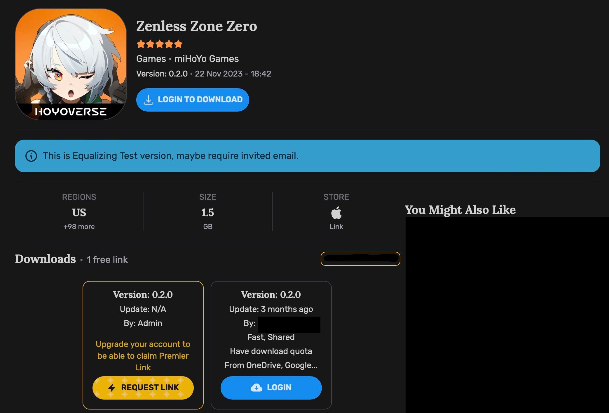 Zenless Zone Zero Leak? Zenless Zone Zero | HoYoLAB