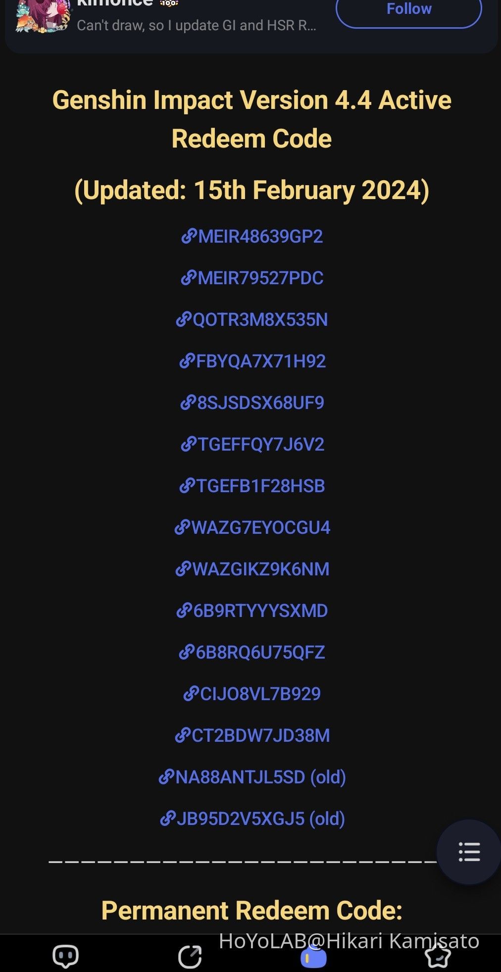 NEW REDEEM CODES Genshin Impact | HoYoLAB