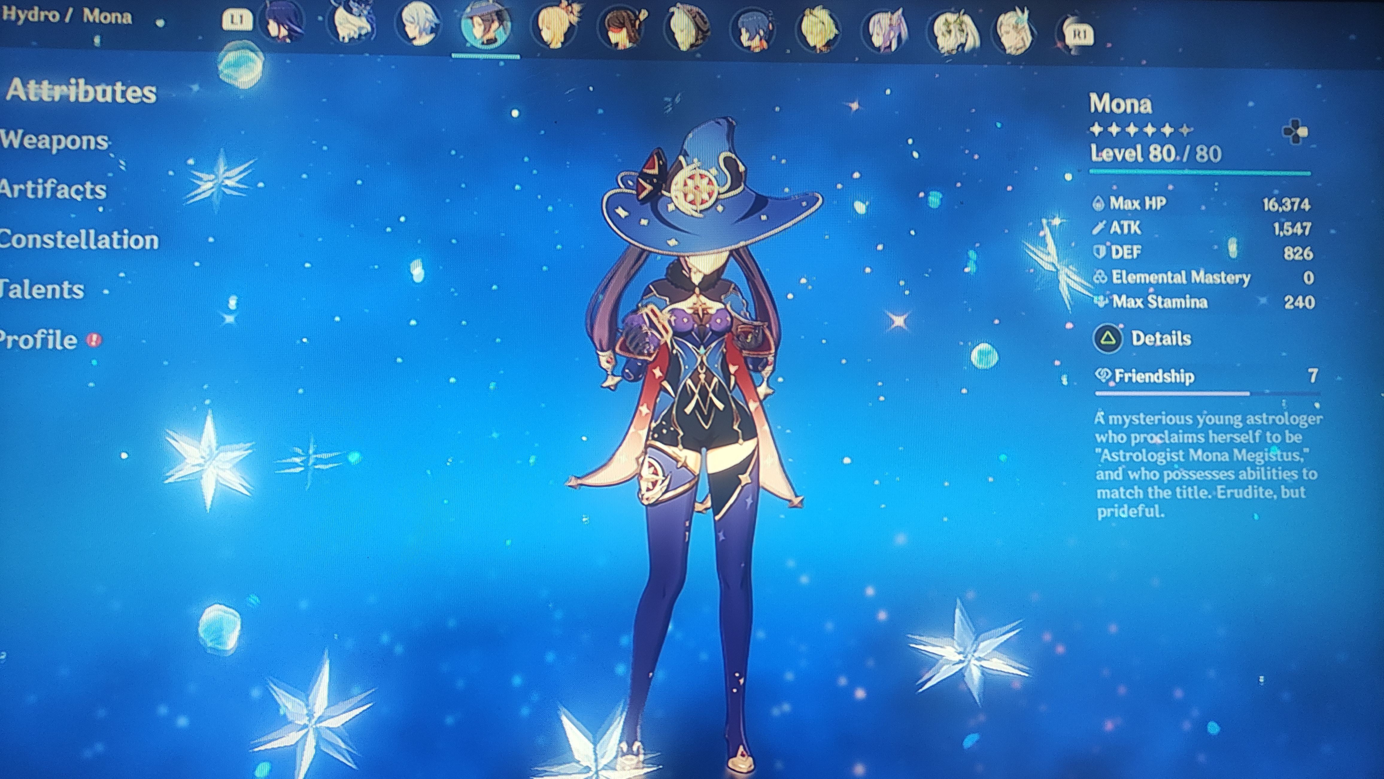 day 22 of crowning every standard banner character (mona) Genshin ...