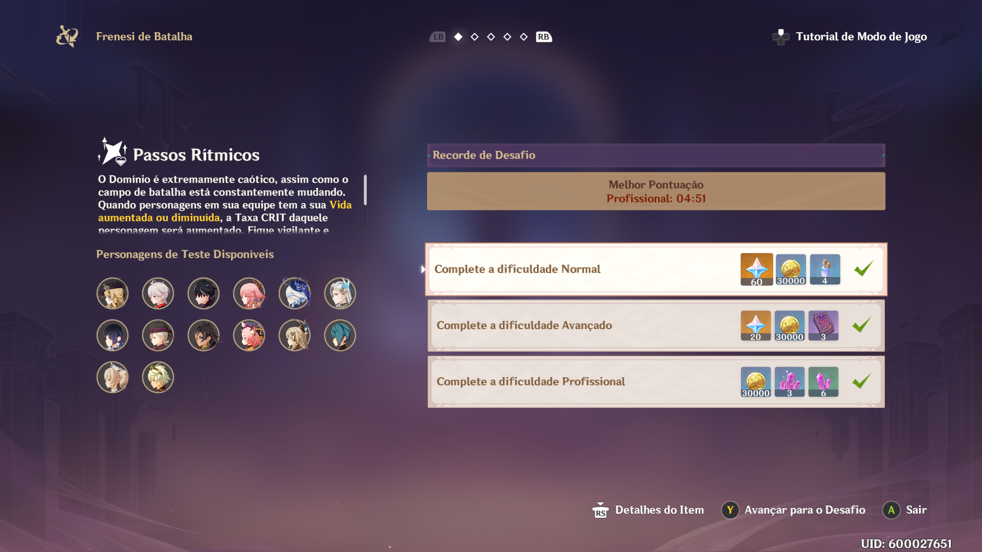 Frenesi de Batalha Genshin Impact | HoYoLAB