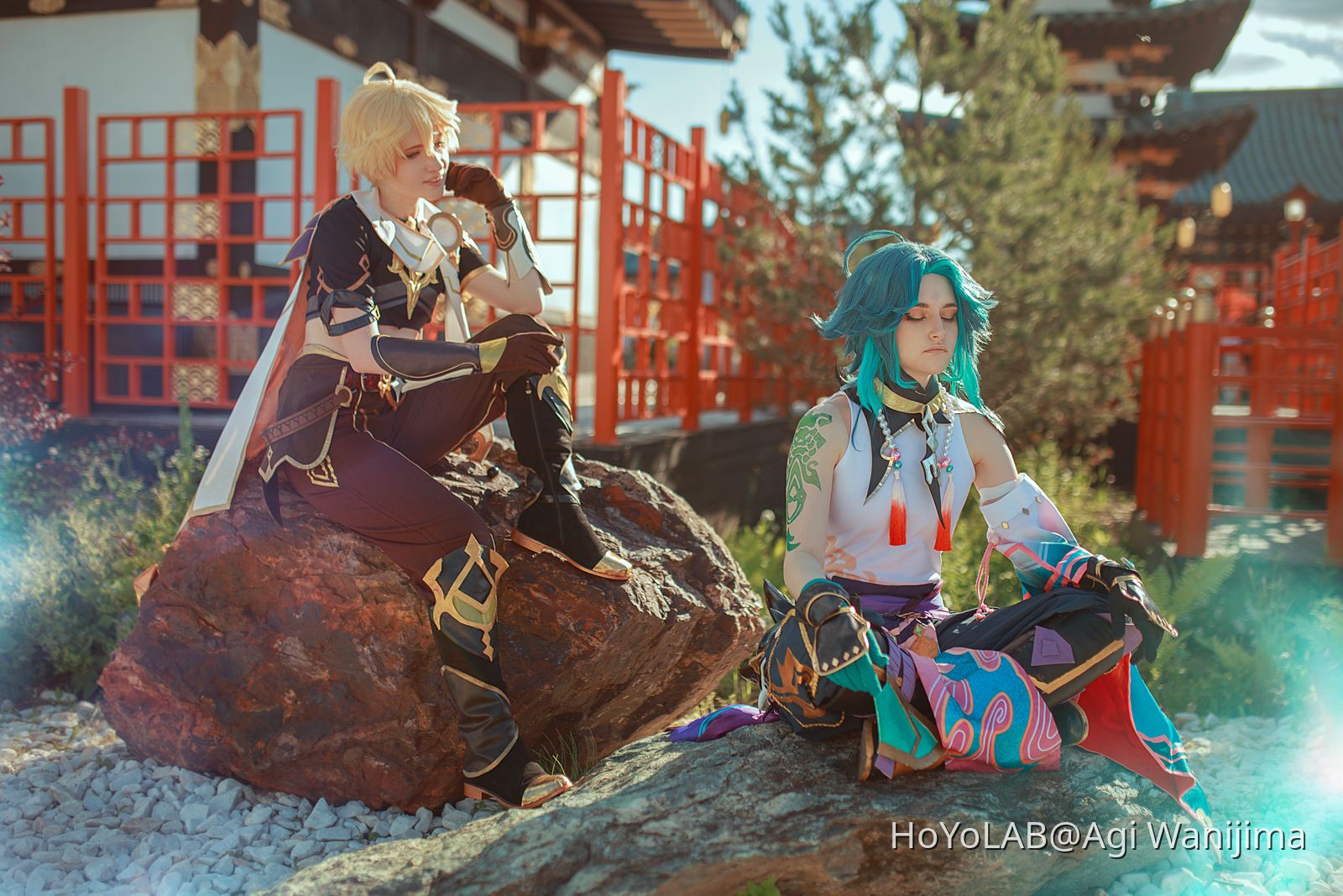 Aether and Xiao cosplay/ Happy Lantern rite Genshin Impact | HoYoLAB