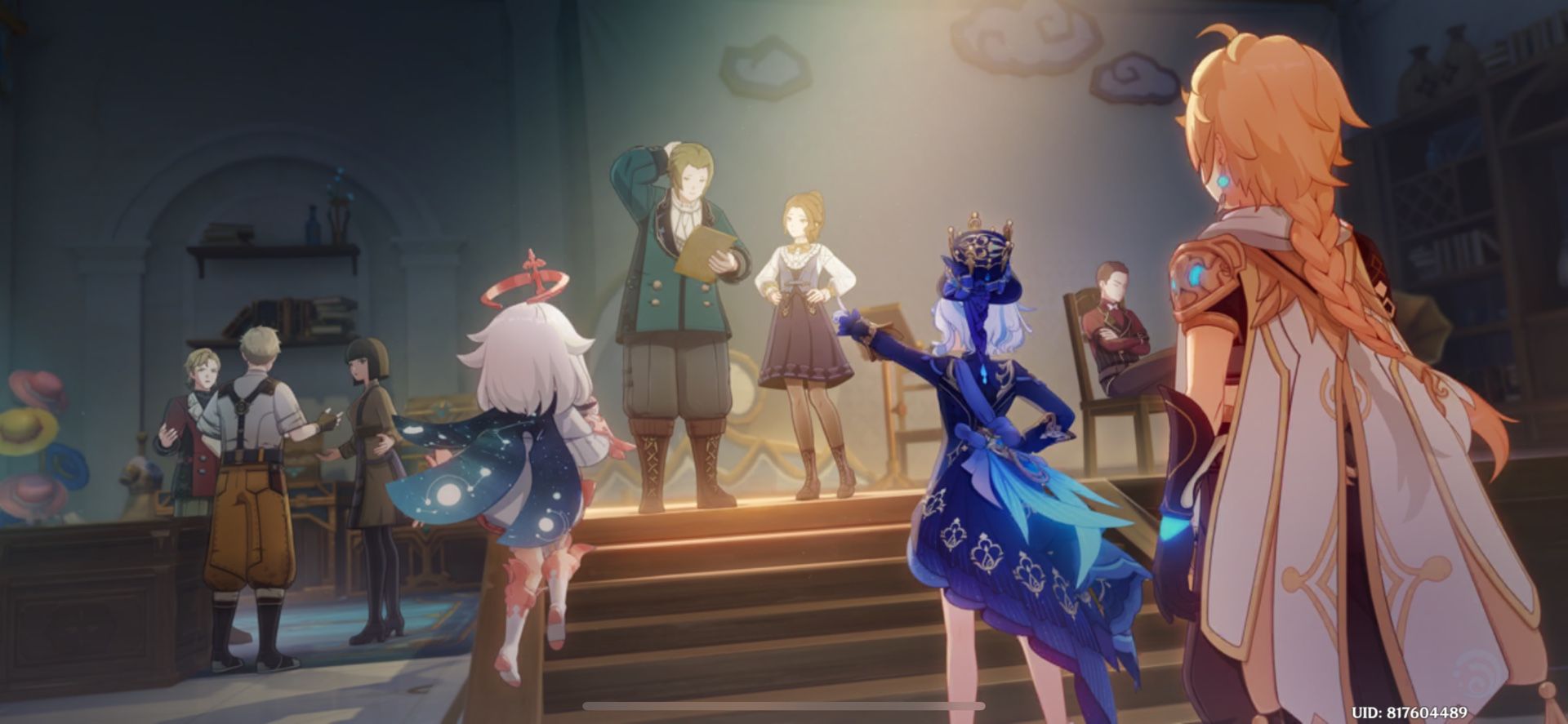 Finally played Furina story quest and Traveler and Paimon were ...