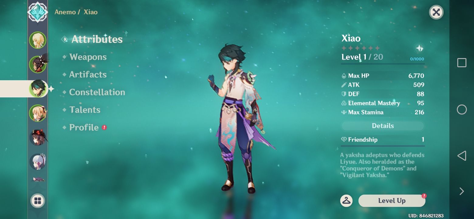 I got C1 Xiao!!! thankyou genshinn Genshin Impact | HoYoLAB