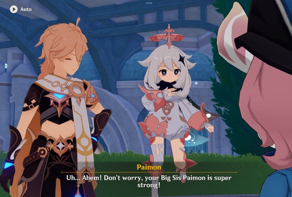 Paimon oneechan with eepy Kiara Genshin Impact | HoYoLAB