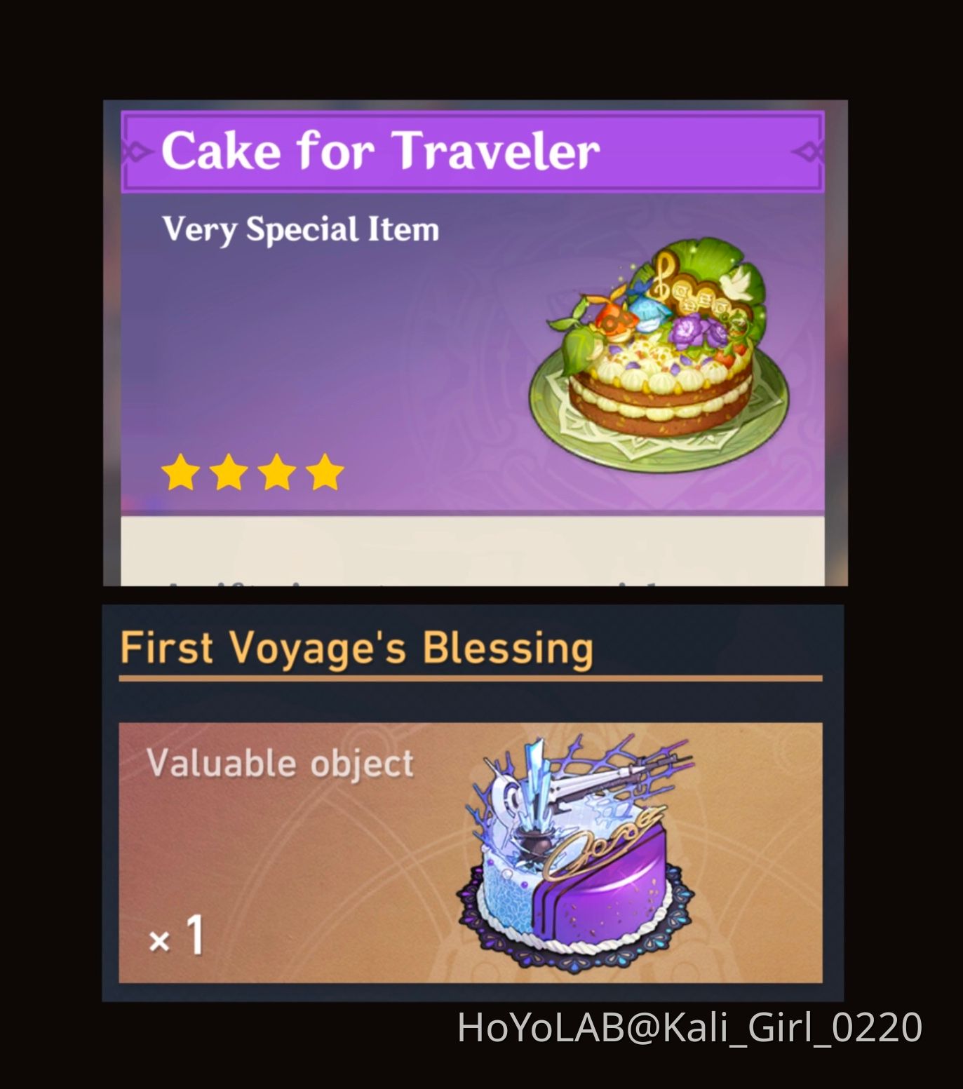 Birthday cakes! Genshin Impact | HoYoLAB