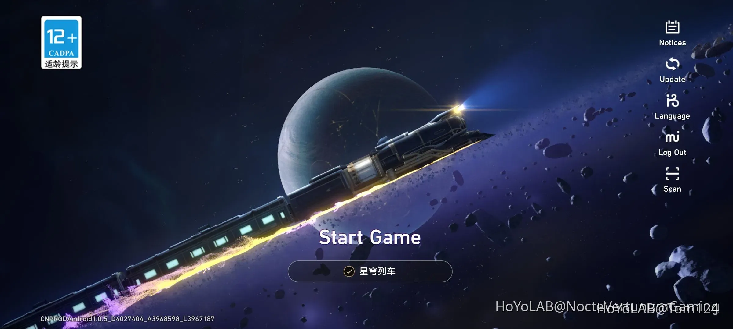 HSR CN version have English too! Honkai: Star Rail | HoYoLAB