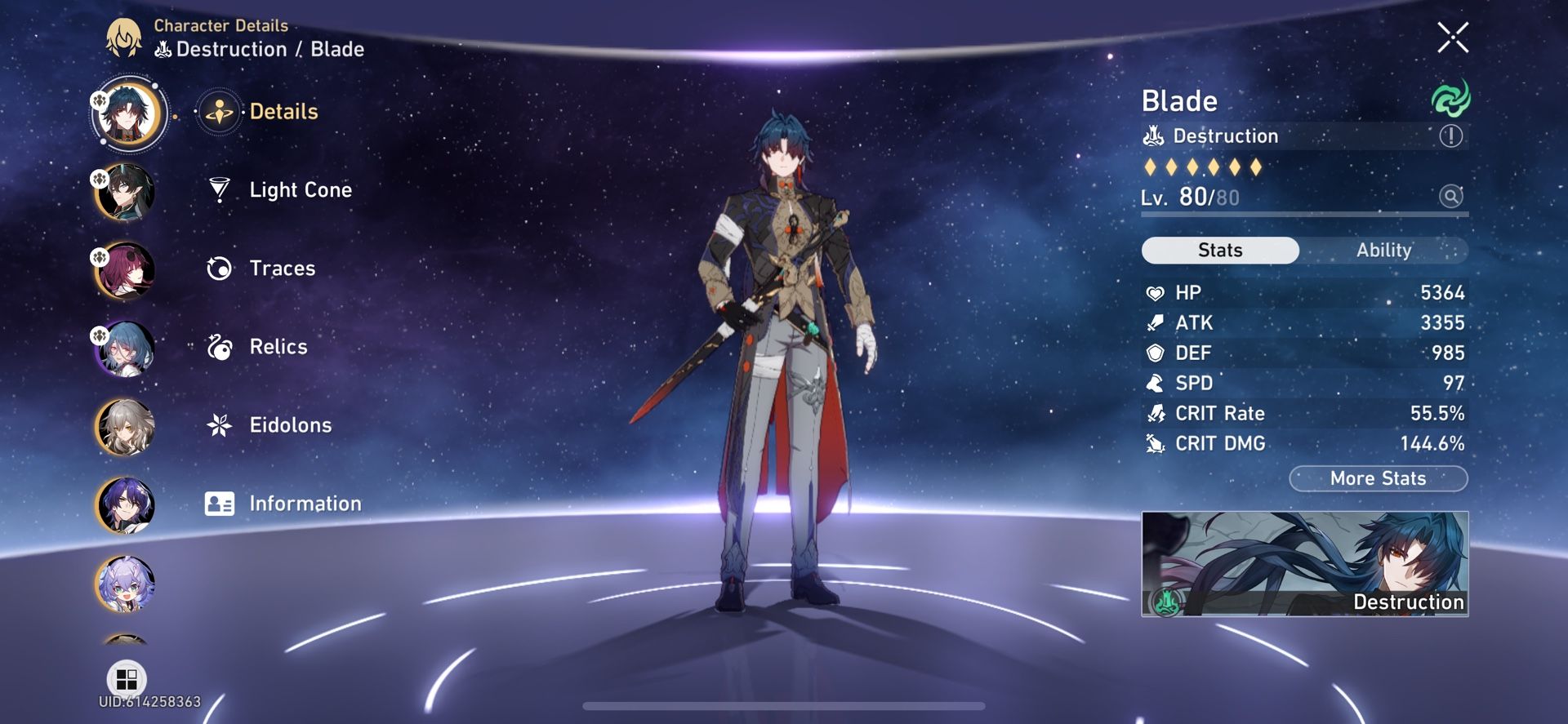 hows my blade build? Honkai: Star Rail | HoYoLAB