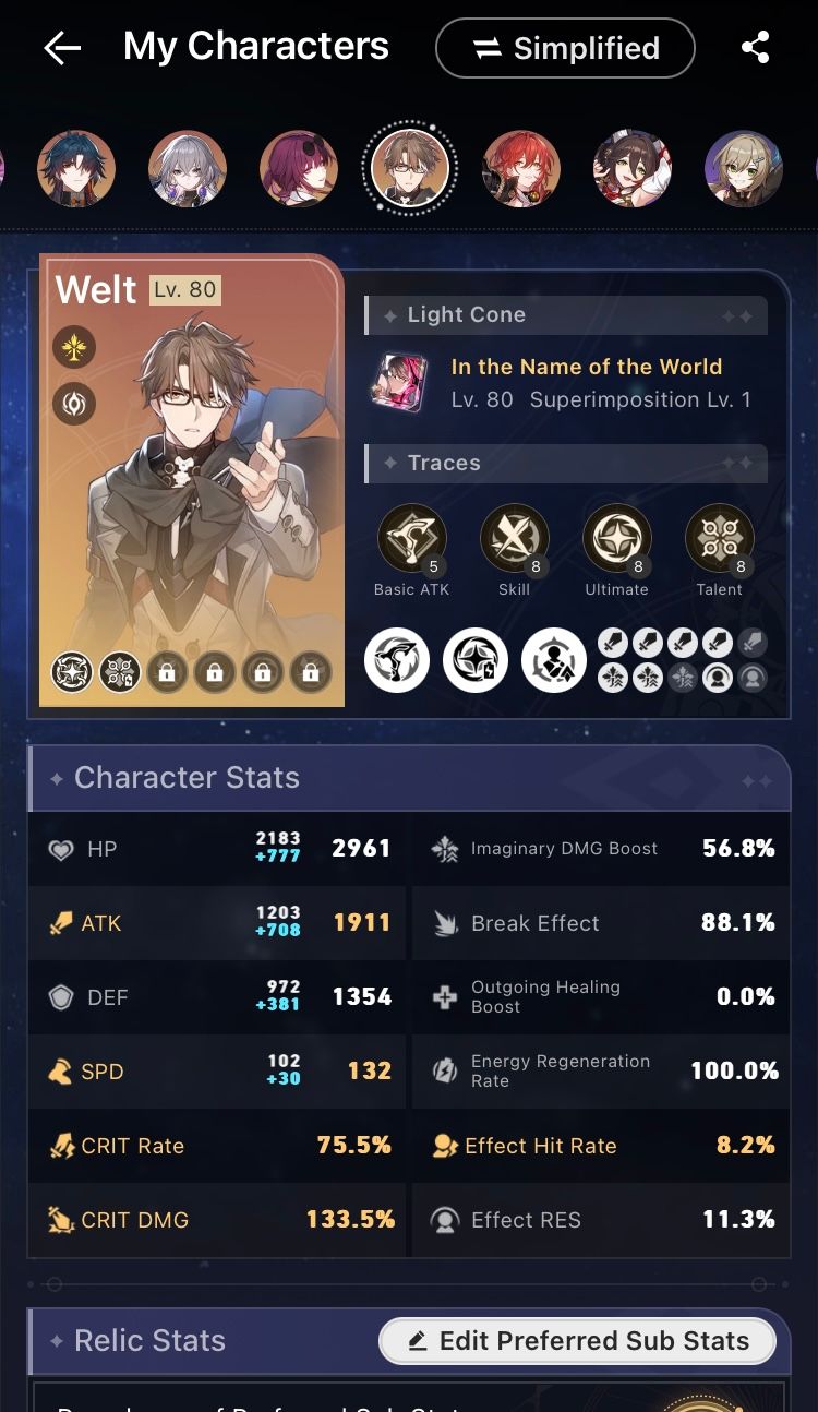 Welt Build Honkai: Star Rail | HoYoLAB