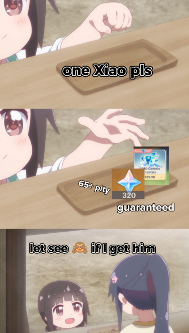 let see if my Xiao pull will go well Genshin Impact | HoYoLAB