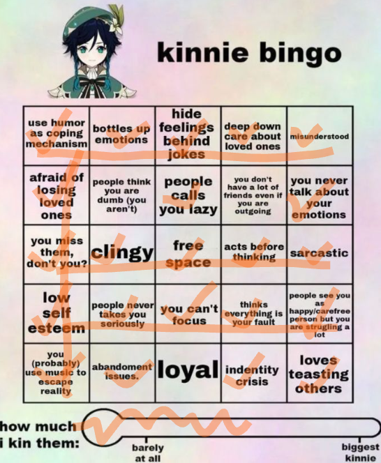 Kinny Bingo Genshin Impact | HoYoLAB