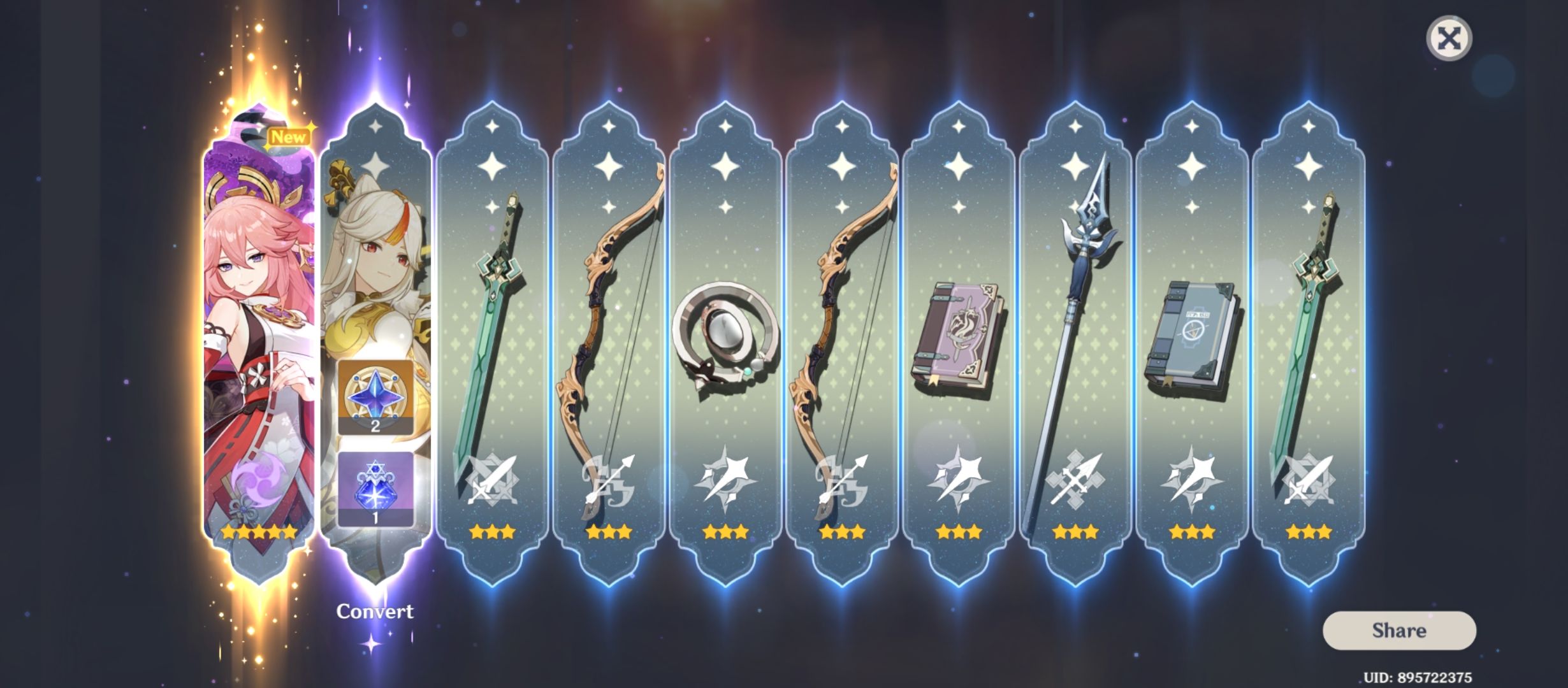 OMG!!! this is my luckiest first pull evaaahhhh 😧😫 Genshin Impact | HoYoLAB
