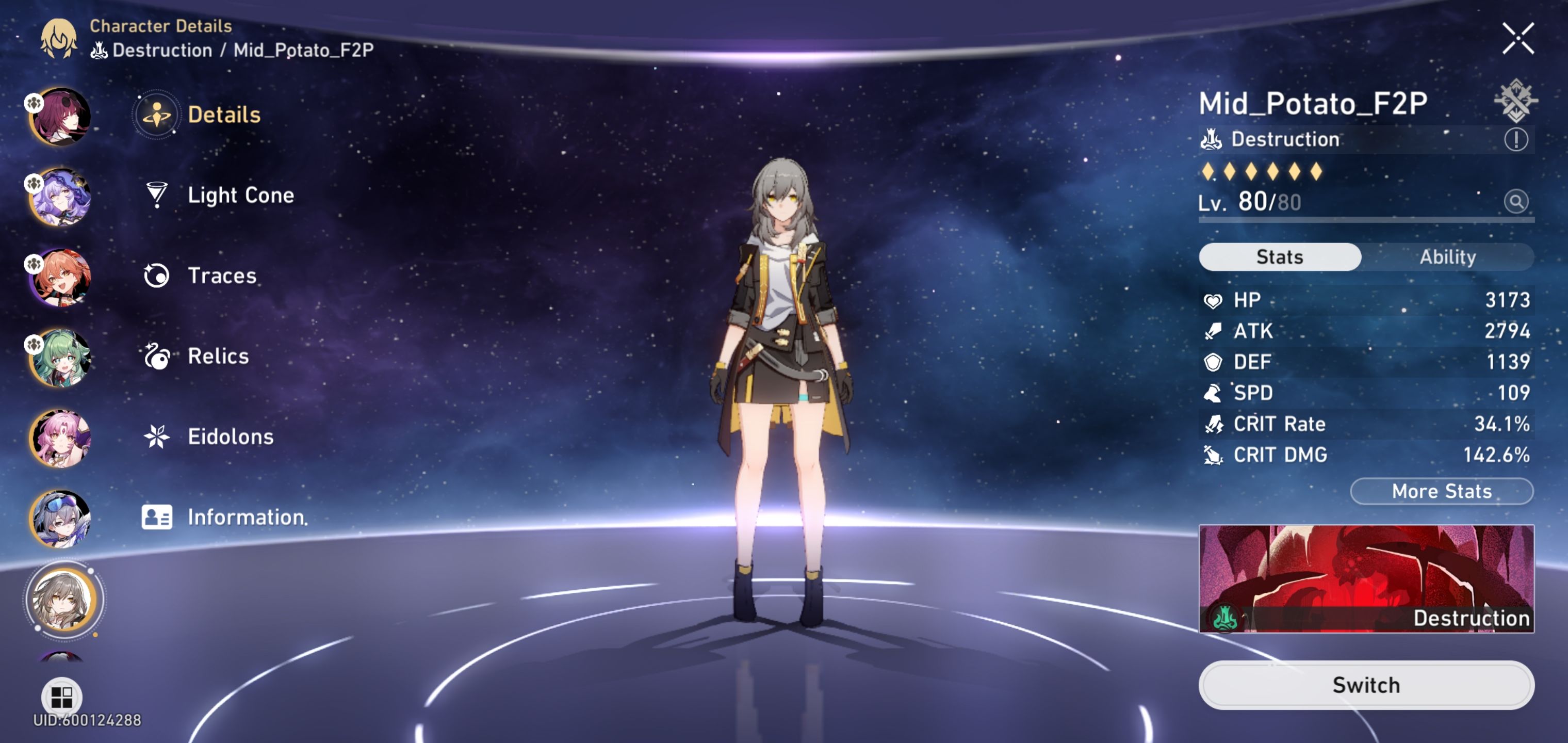 Making stelle a dps day 1 Honkai: Star Rail | HoYoLAB
