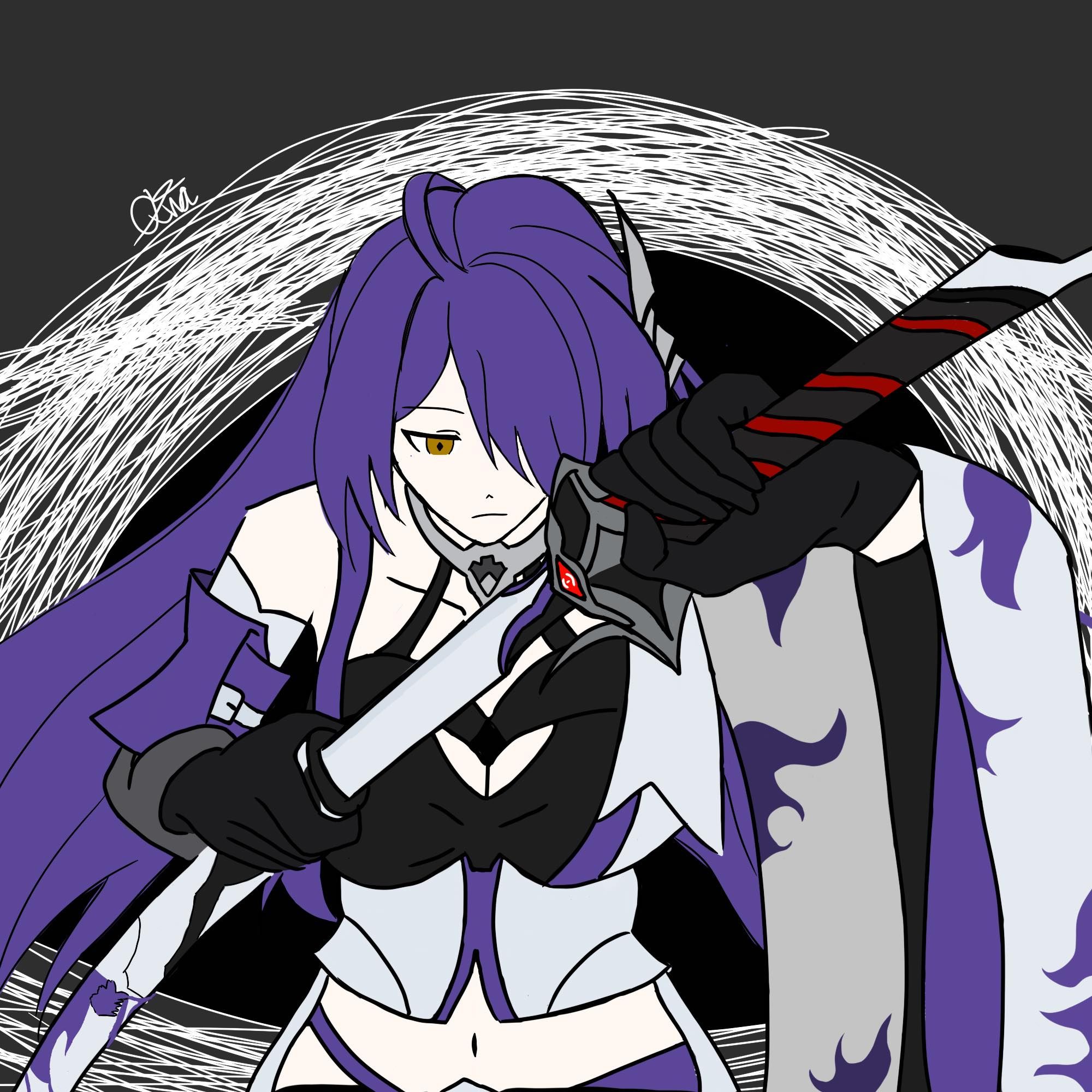 My first fanart of Acheron! Honkai: Star Rail | HoYoLAB
