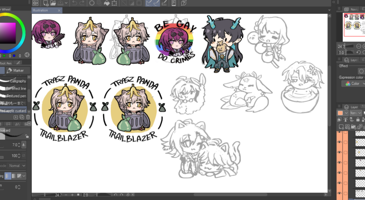 Silly HSR & Genshin stickers 🐼 Honkai: Star Rail | HoYoLAB