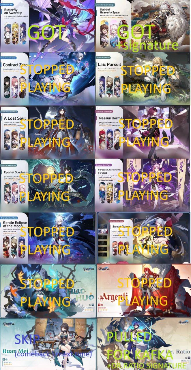 my hsr pulls Honkai: Star Rail | HoYoLAB