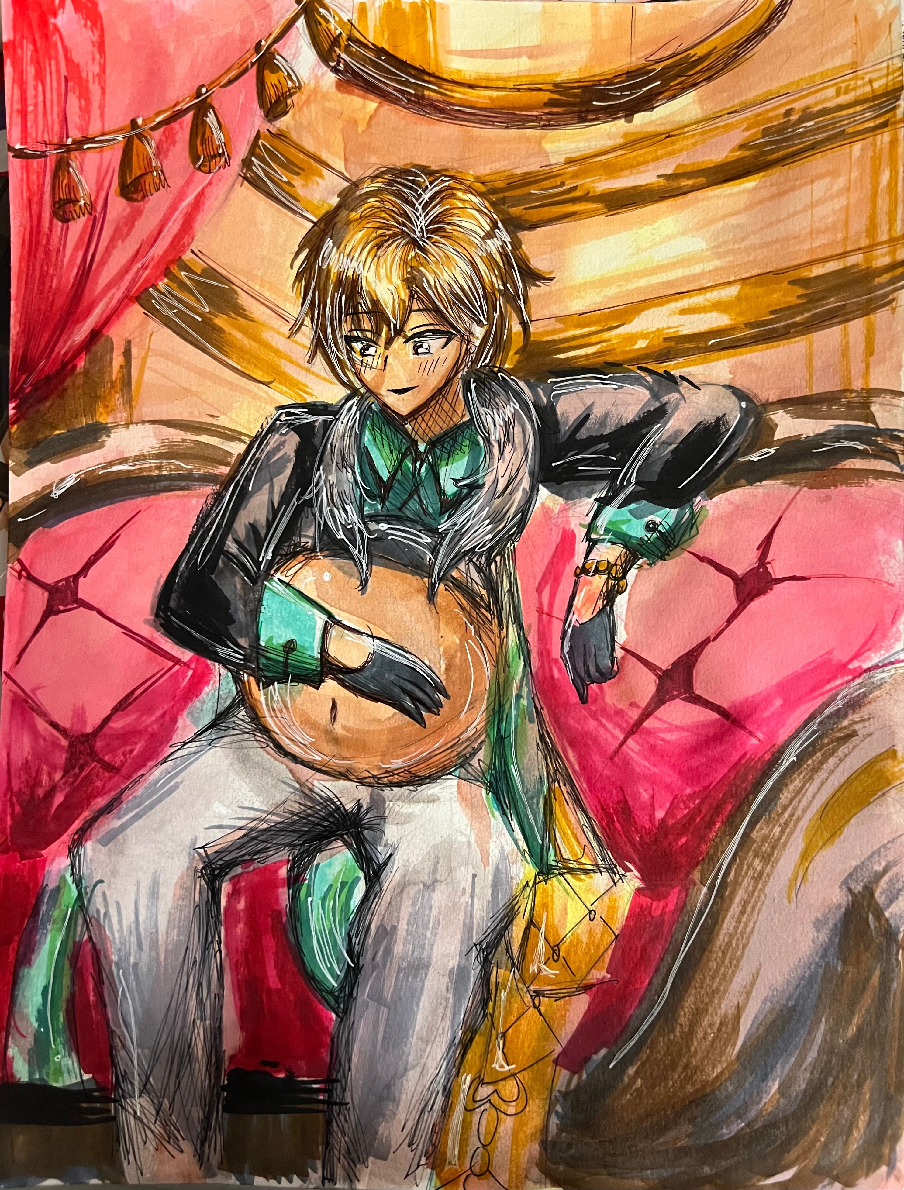 Aventurine mpreg (commissioned by Bag) Honkai: Star Rail | HoYoLAB