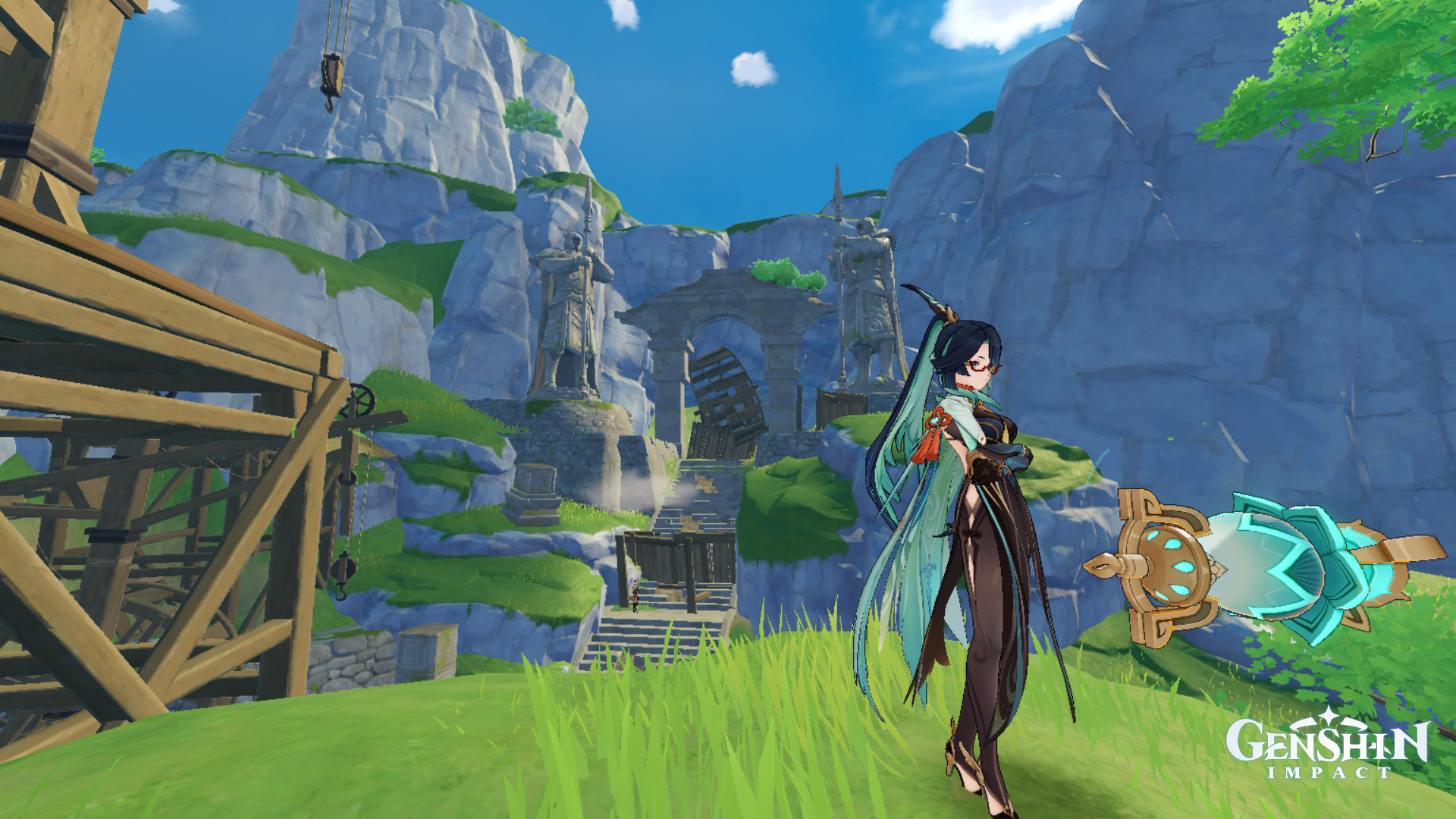 Back then I thought this was the entrance to The Chasm Genshin Impact ...