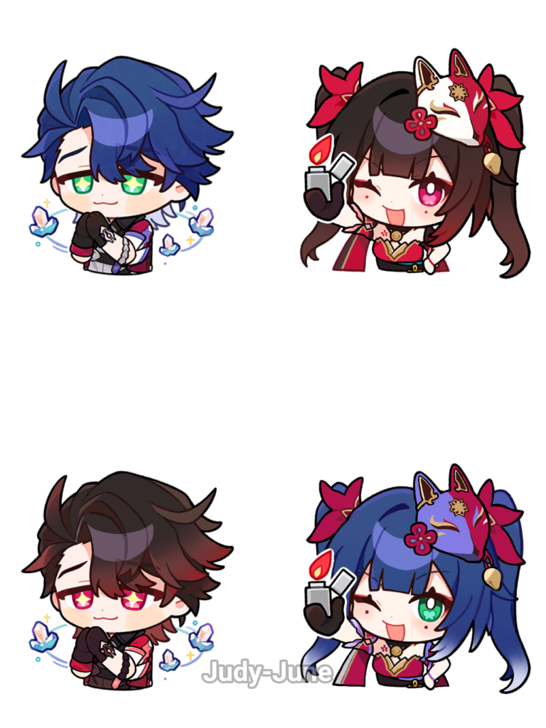 Sampo and Hanabi/Sparkle Color Swap! Honkai: Star Rail | HoYoLAB