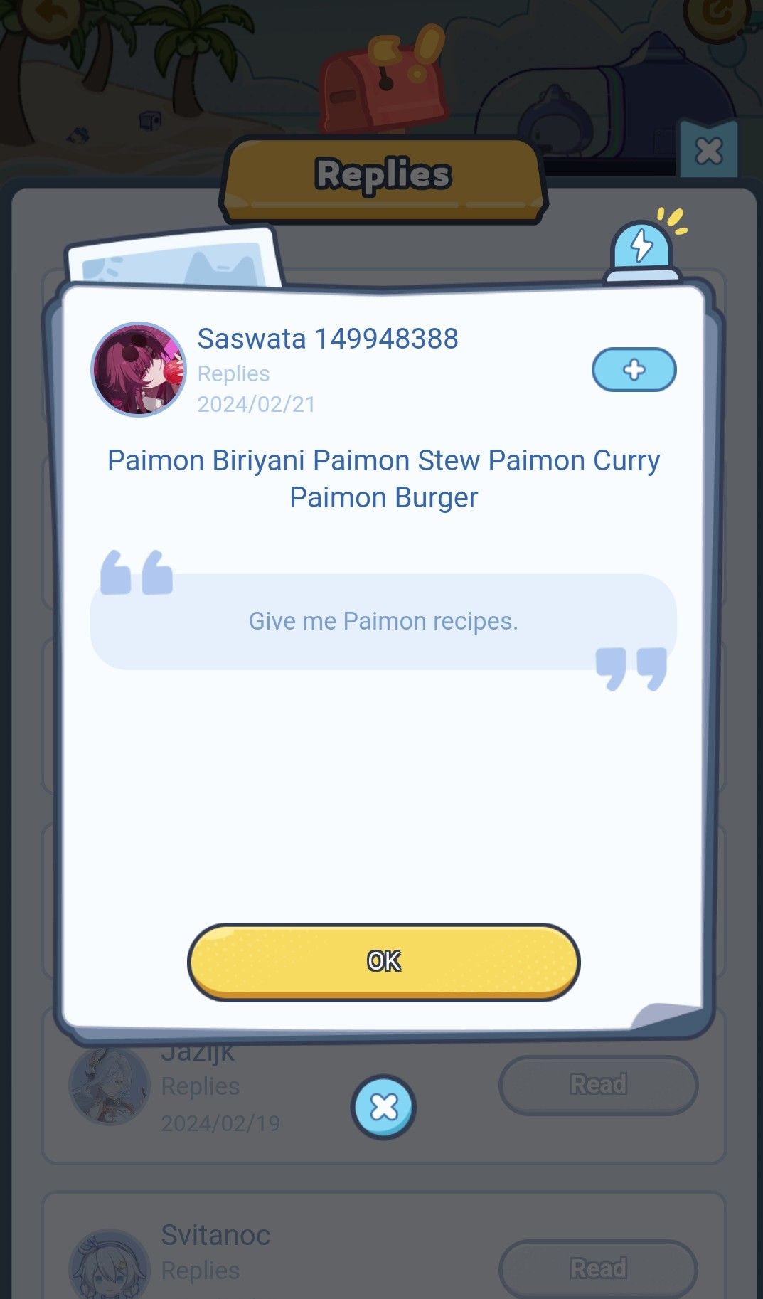 Paimon recipes | HoYoLAB