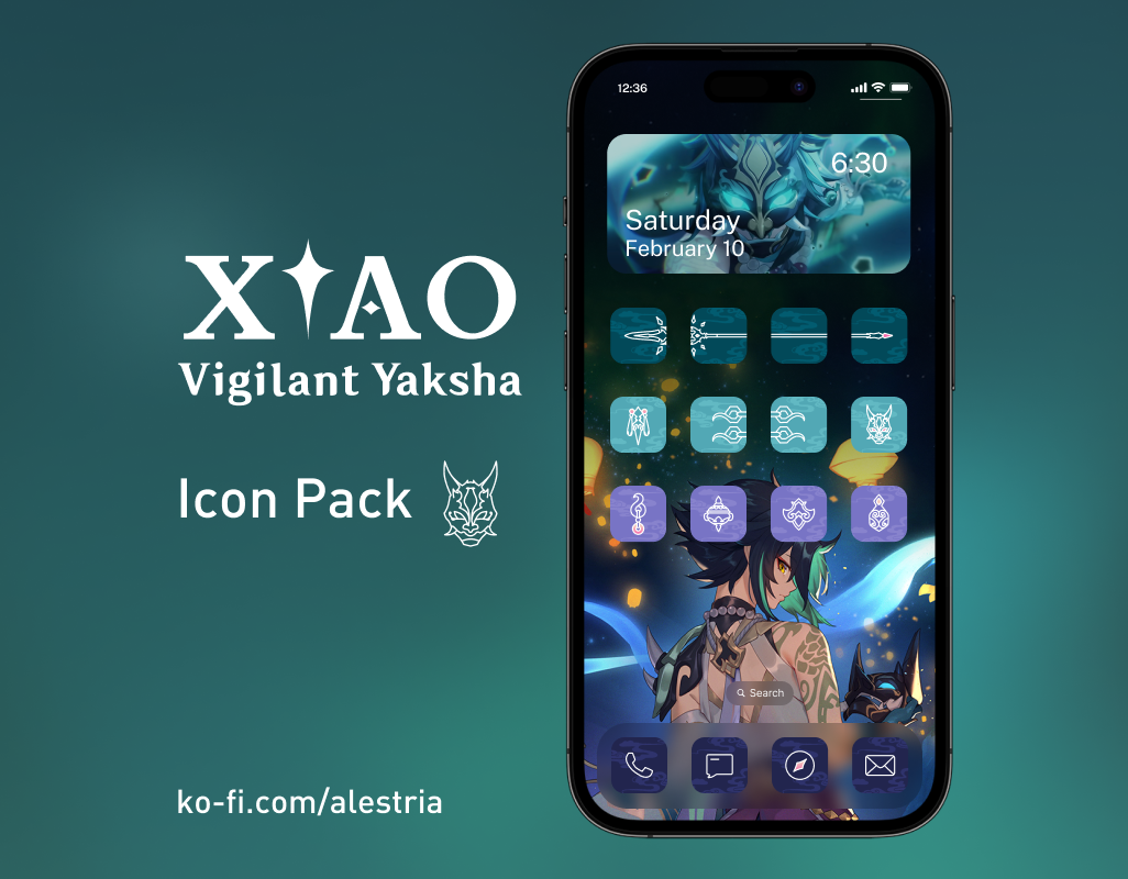 🏮 Celebrate the Lantern Rite with Custom Xiao Themed App Icons! 🏮 ...