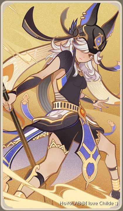 Cyno's TCG card genderbend. Genshin Impact | HoYoLAB