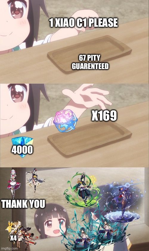 How my Xiao wishes went Genshin Impact | HoYoLAB