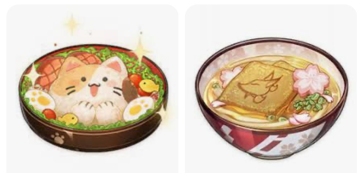 Only these foods of course!! Genshin Impact | HoYoLAB