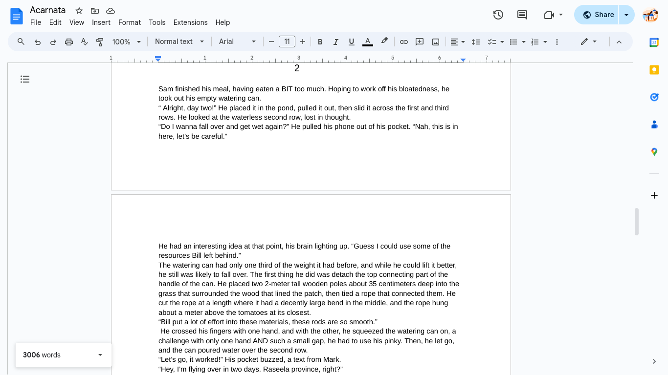 Decided to post my writing here part 2 (I am open to (respectful and ...