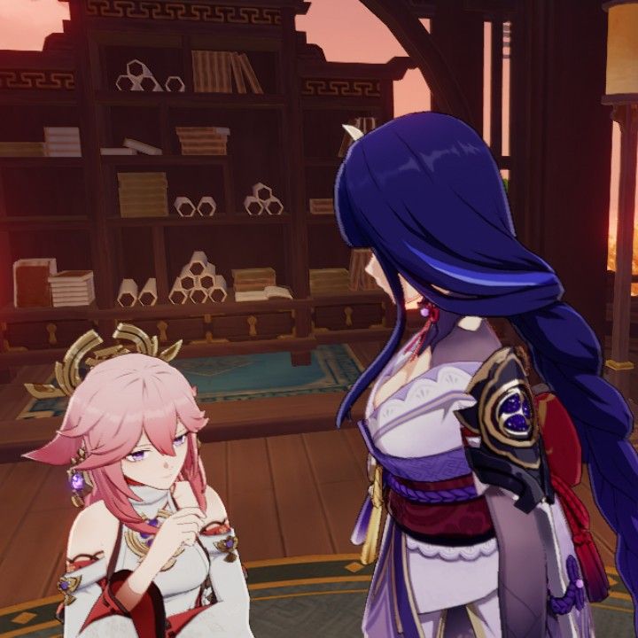 What are you looking at, miko? Genshin Impact | HoYoLAB