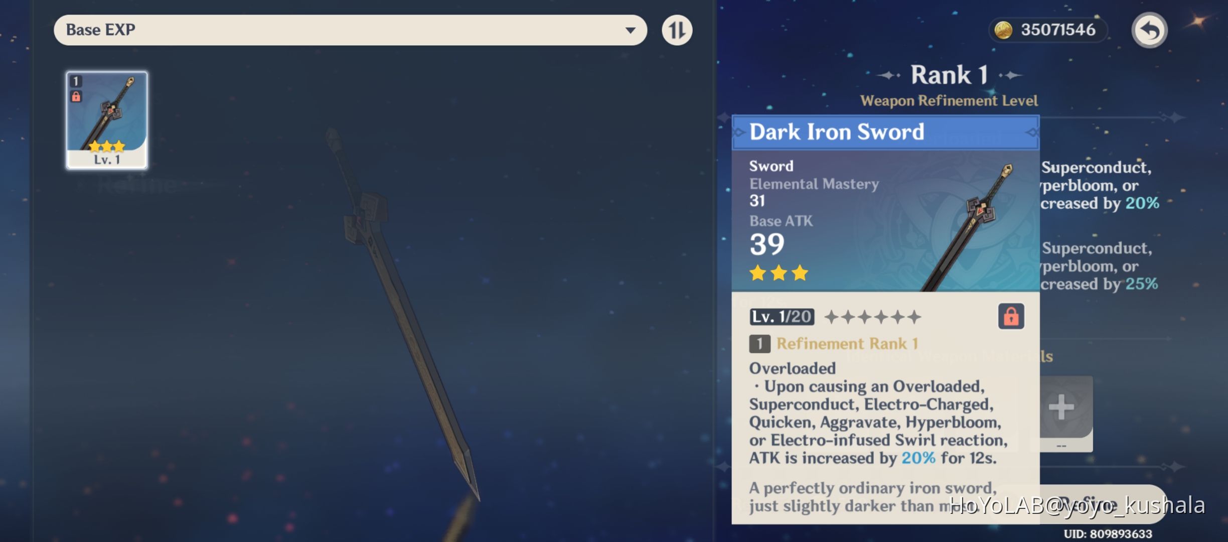 Finally, 2nd Dark Iron Sword! Genshin Impact | HoYoLAB