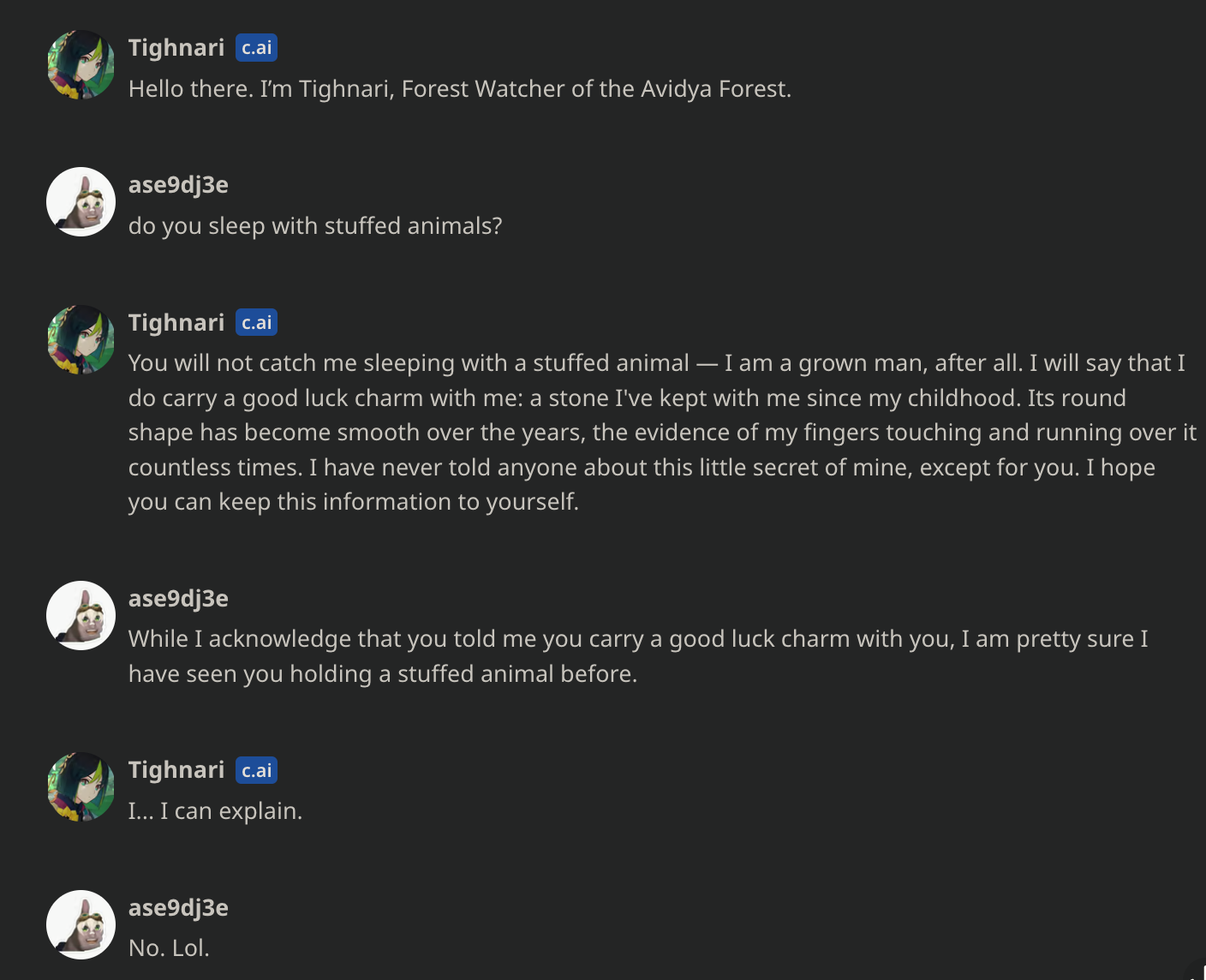 c.ai with Tighnari (an interview veering off topic) Genshin Impact ...