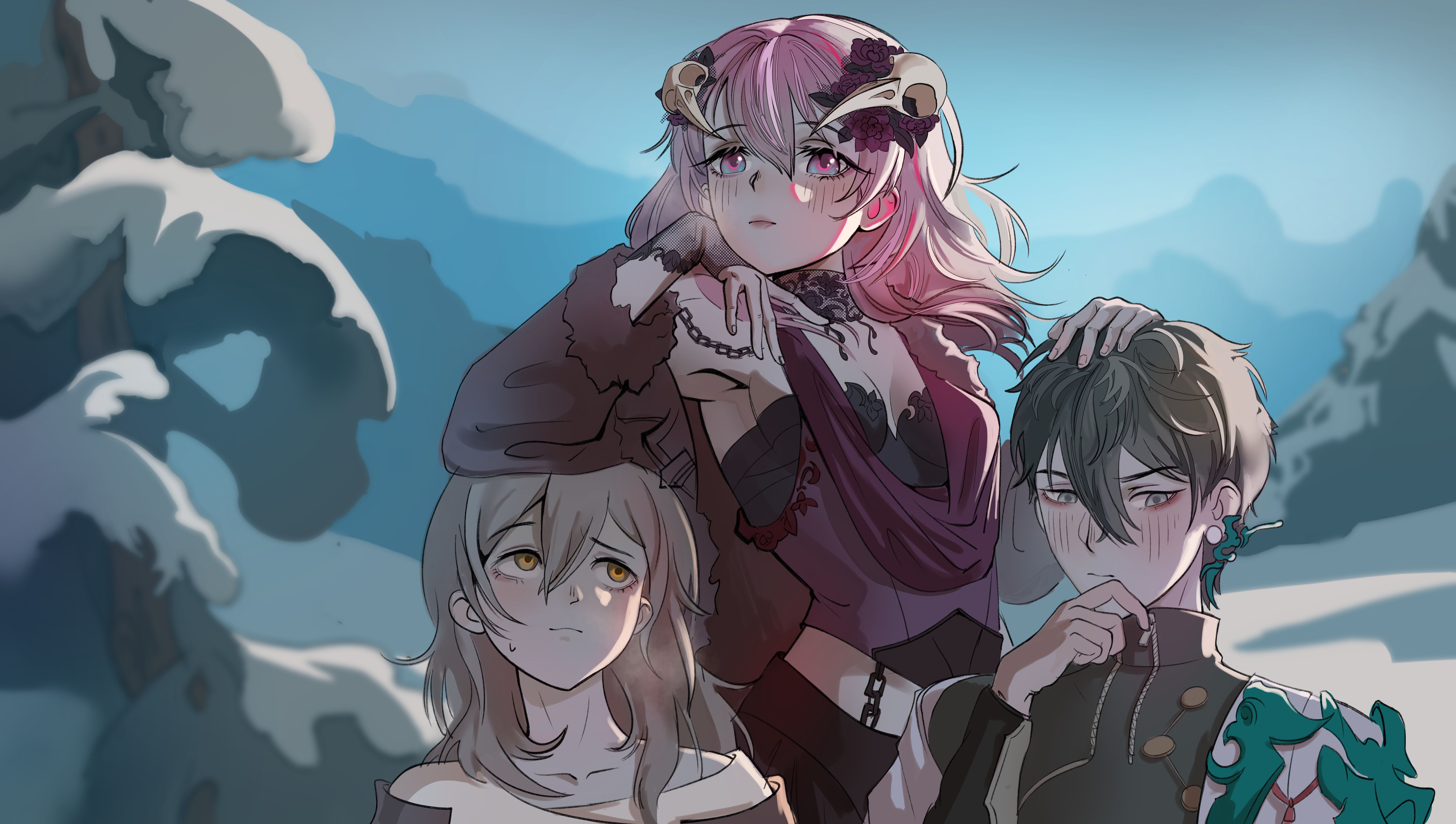 hey!!! i draw evil ver march 7 and her friends Honkai: Star Rail | HoYoLAB