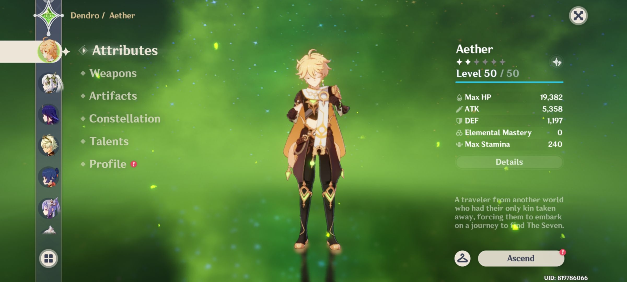 LORE AETHER ! Genshin Impact | HoYoLAB