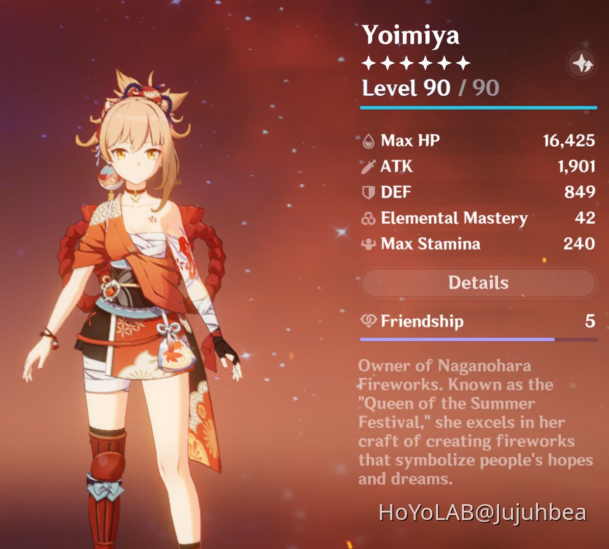 Yoimiya build with rust!