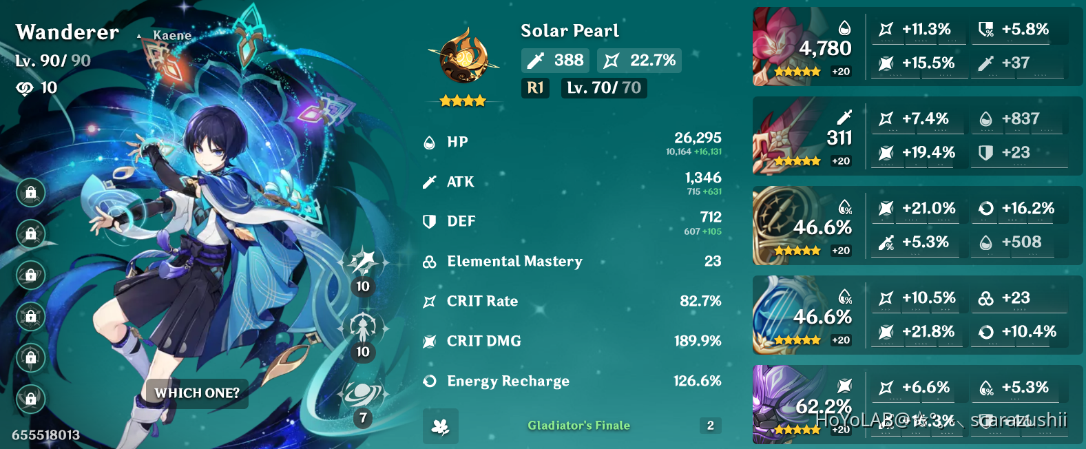 Which Wanderer Stats Are Better? (READ DESCRIPTION) Genshin Impact ...