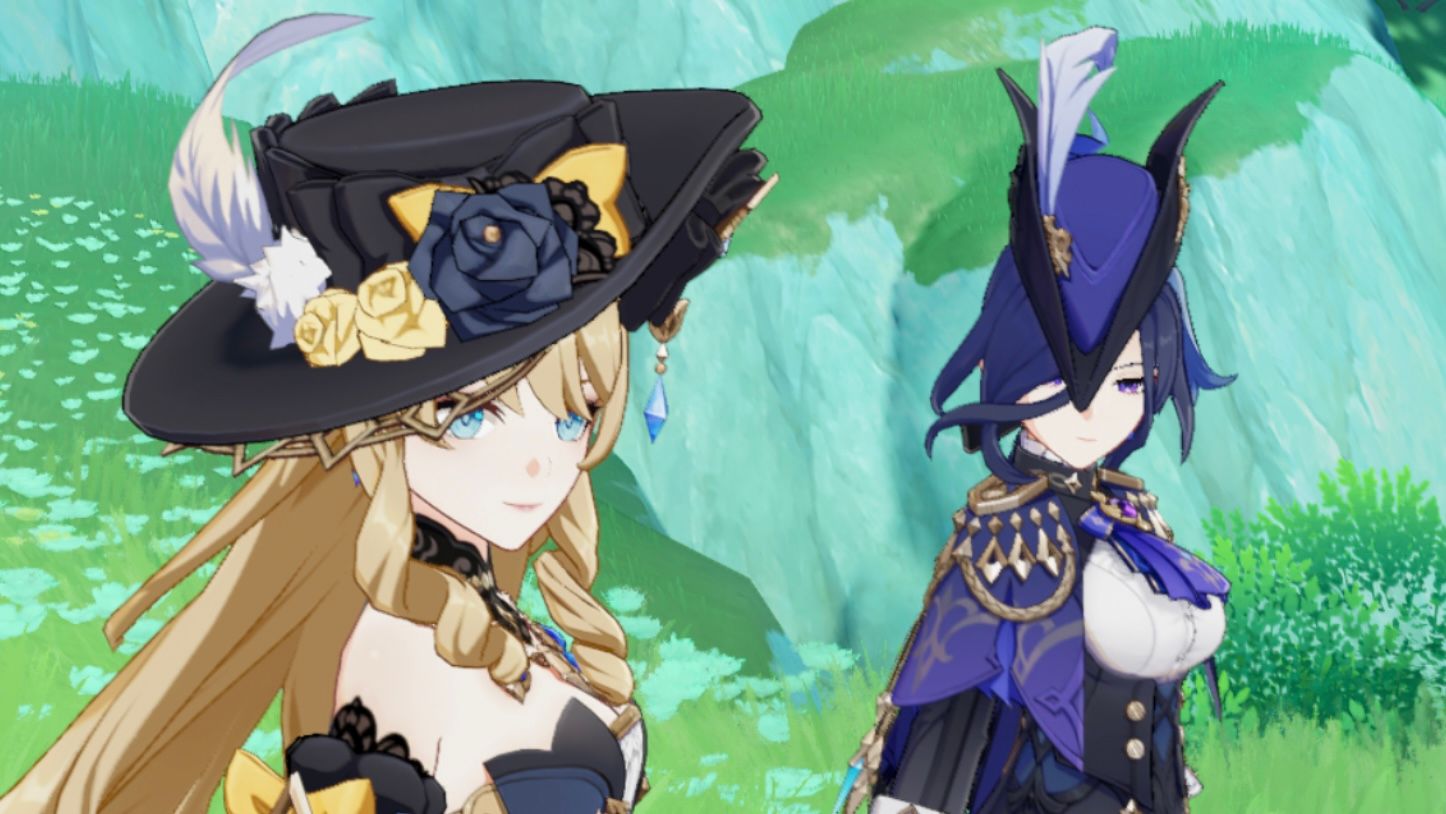 Clorivia💛💜(ft. Zhongli) Genshin Impact | HoYoLAB