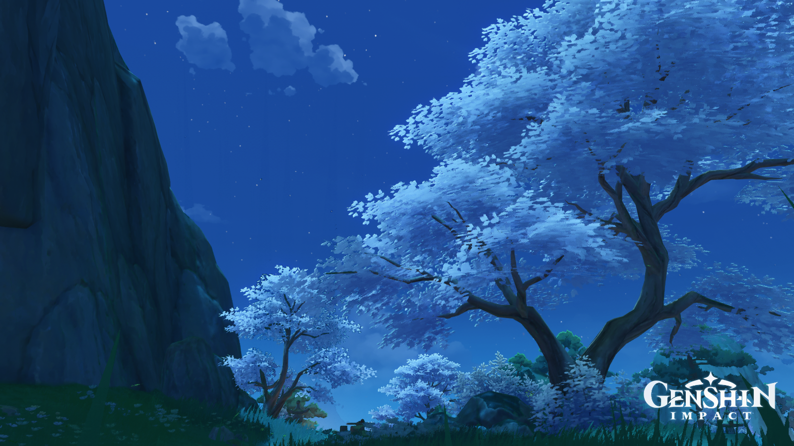 Pretty blue trees in Chenyu vale Genshin Impact | HoYoLAB