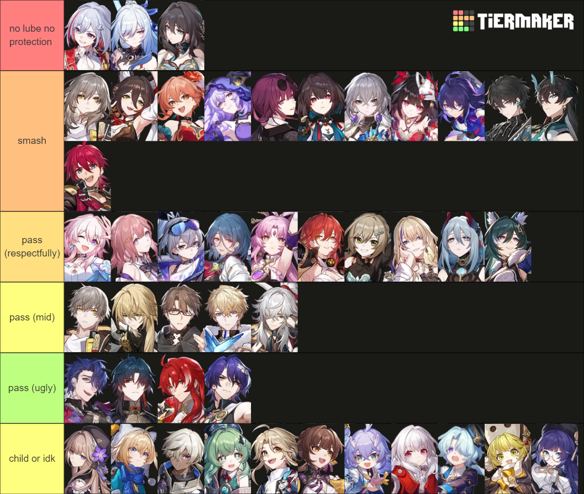 make an assumption of me based off my smash or pass Honkai: Star Rail | HoYoLAB
