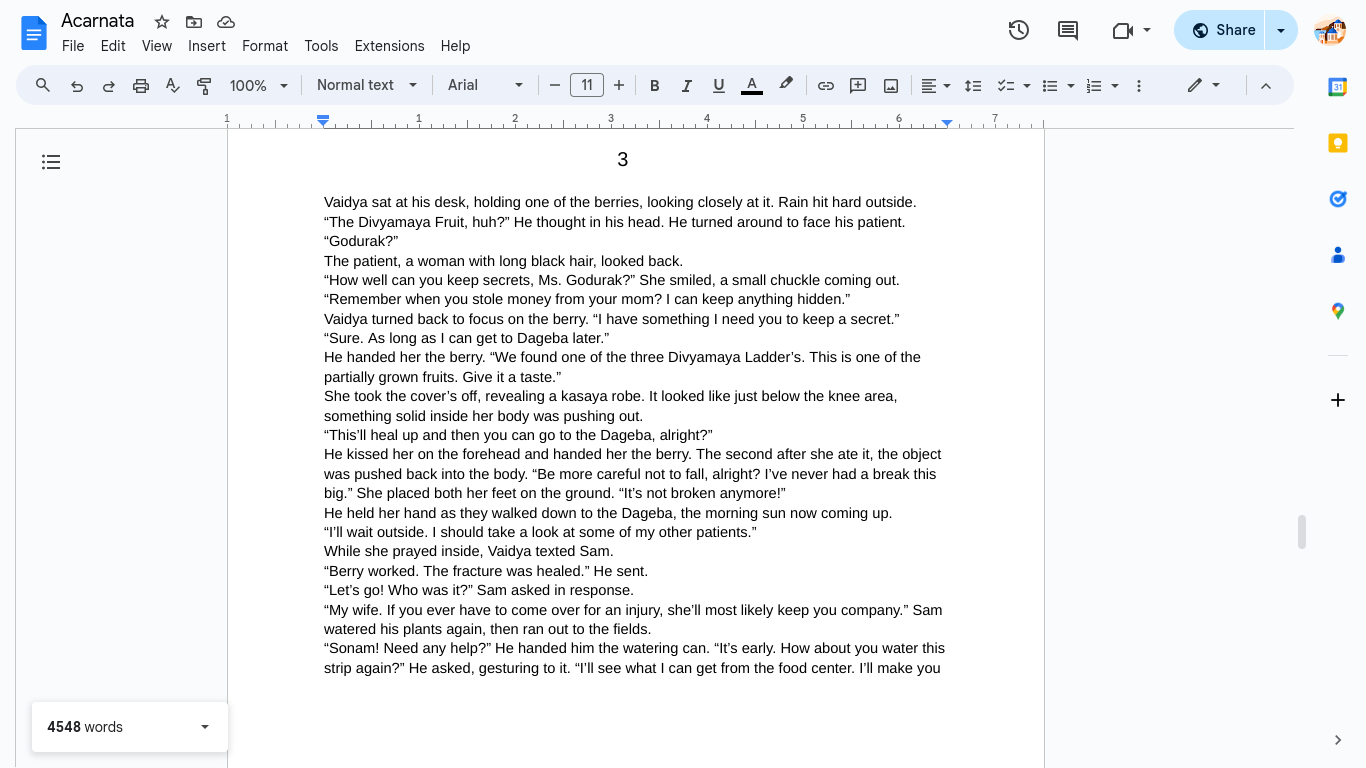 Decided to post my writing here part 3 (open to (respectful and polite ...