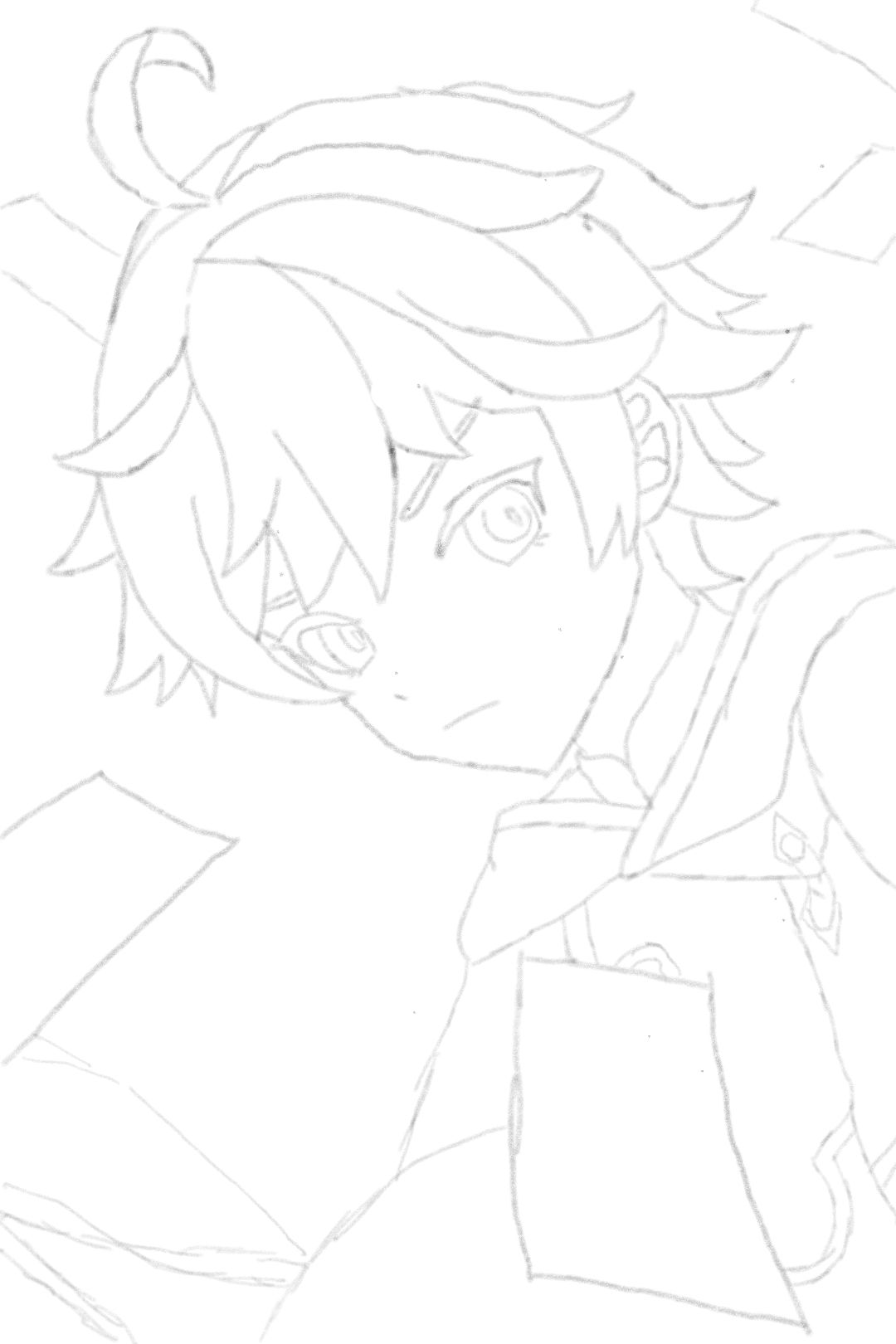 Chongyun digital drawing Genshin Impact | HoYoLAB