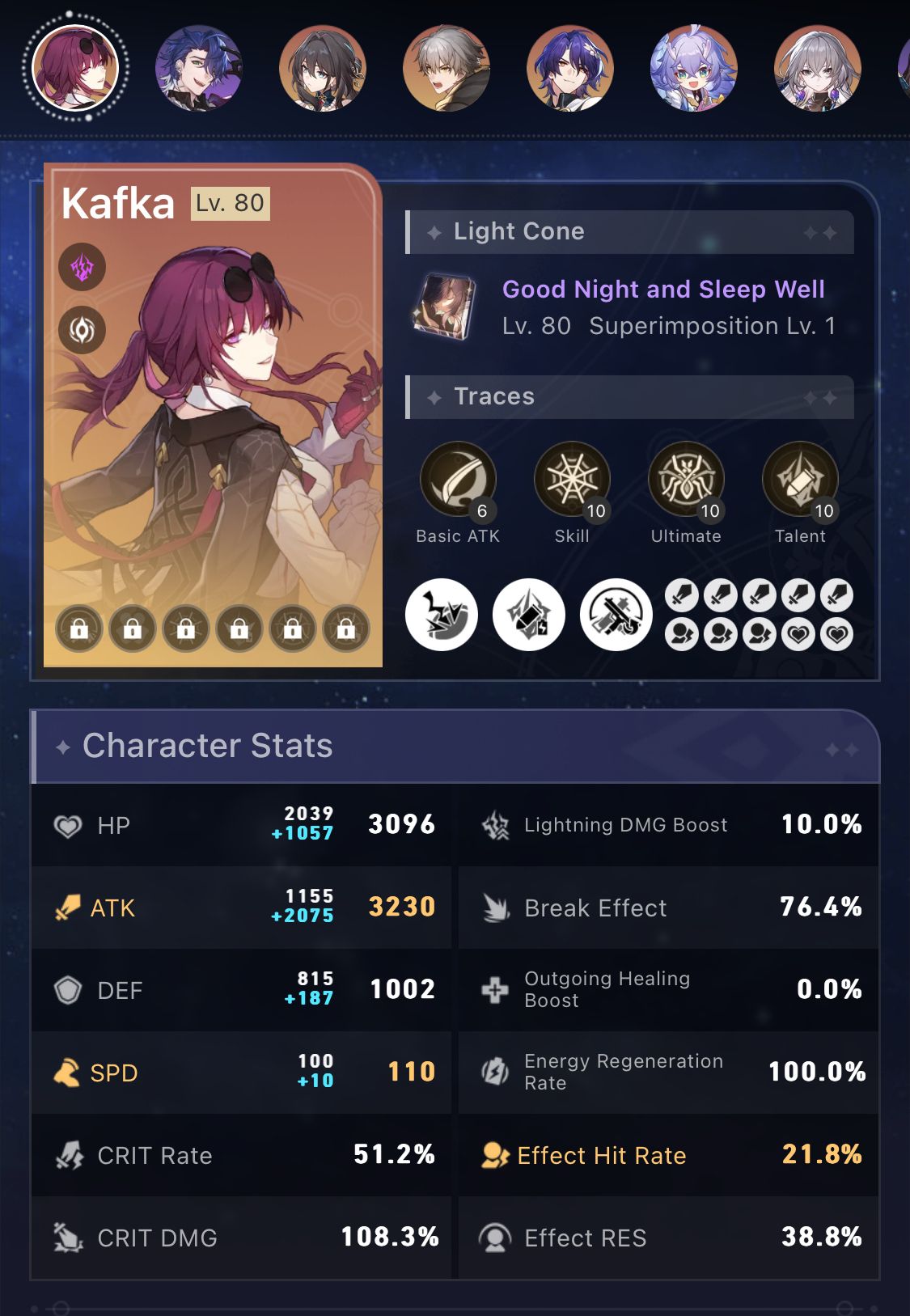 Is this good enough for Kafka? Honkai: Star Rail | HoYoLAB