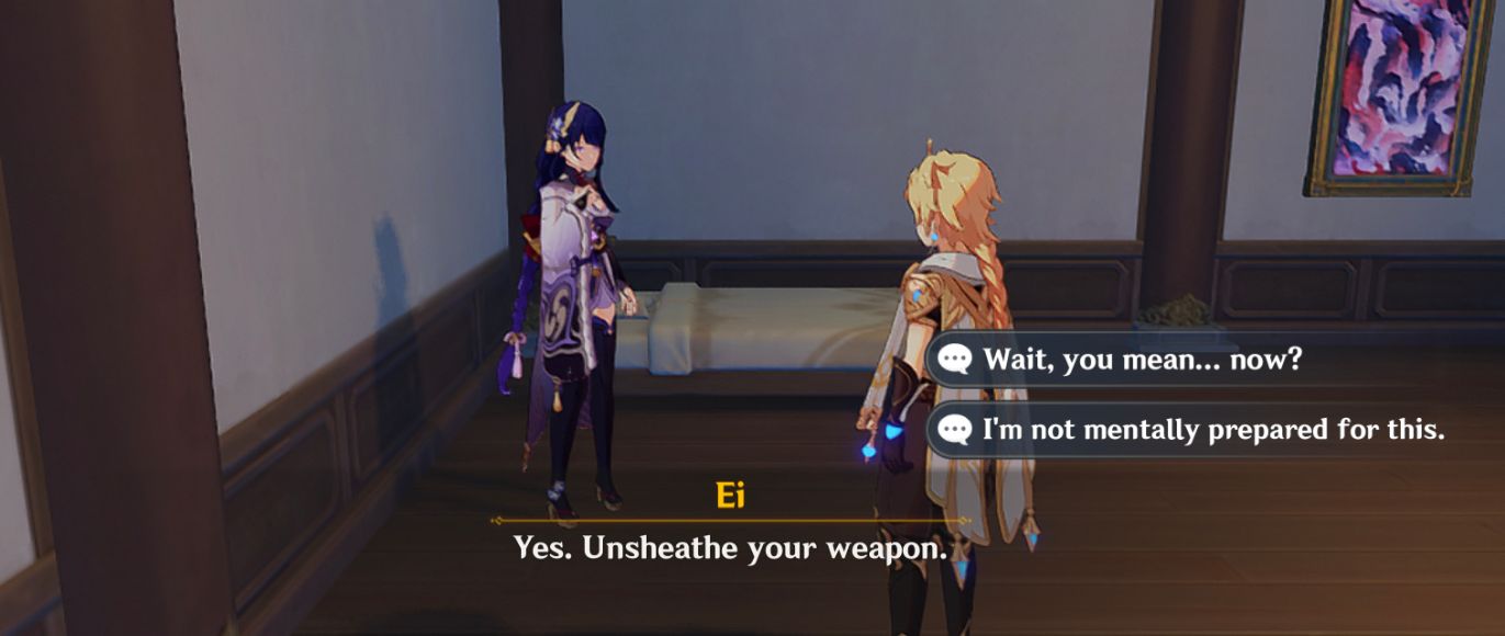 I’d gladly unsheathe my weapon for you Genshin Impact | HoYoLAB