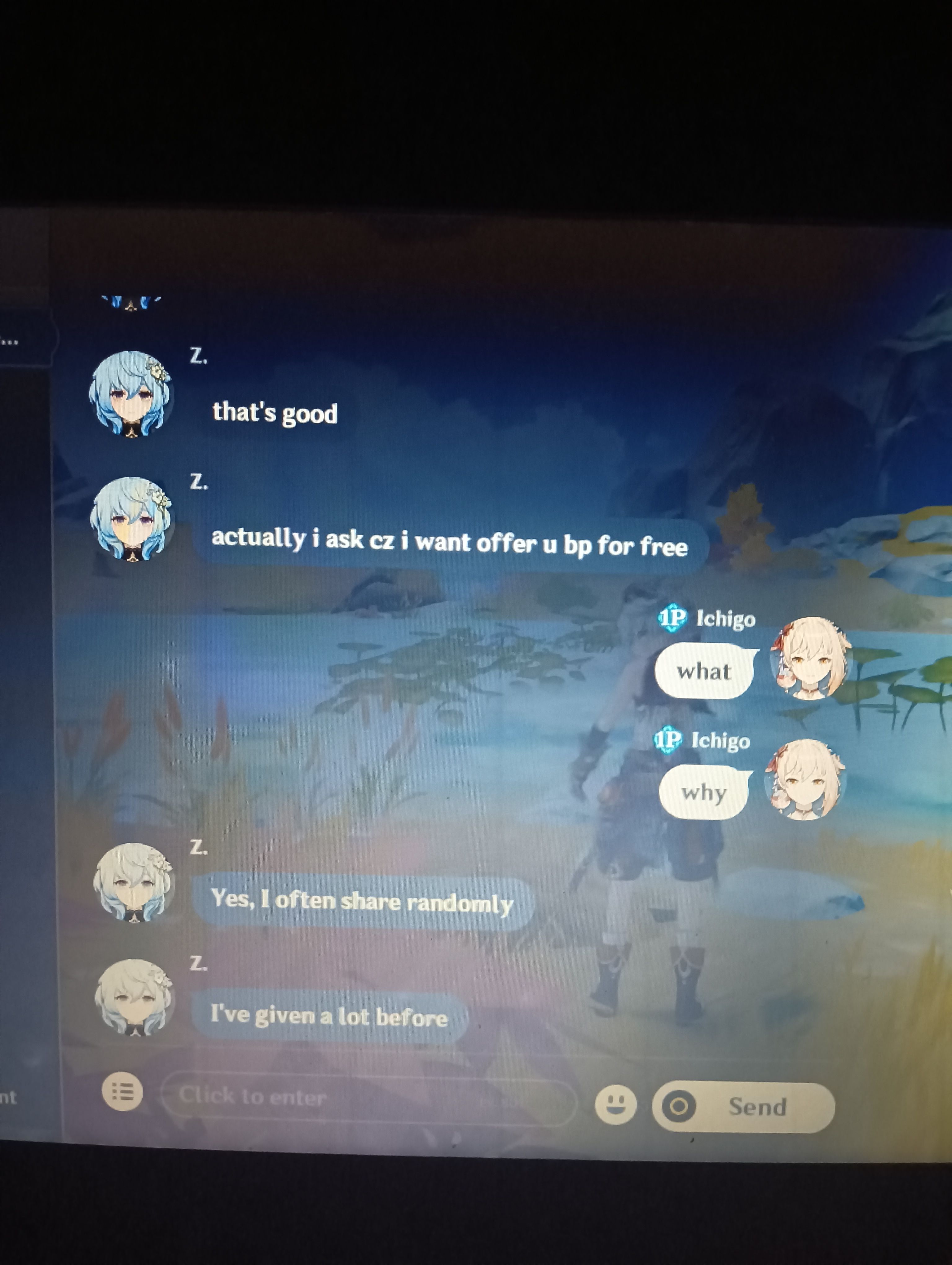 Potential scam Genshin Impact | HoYoLAB
